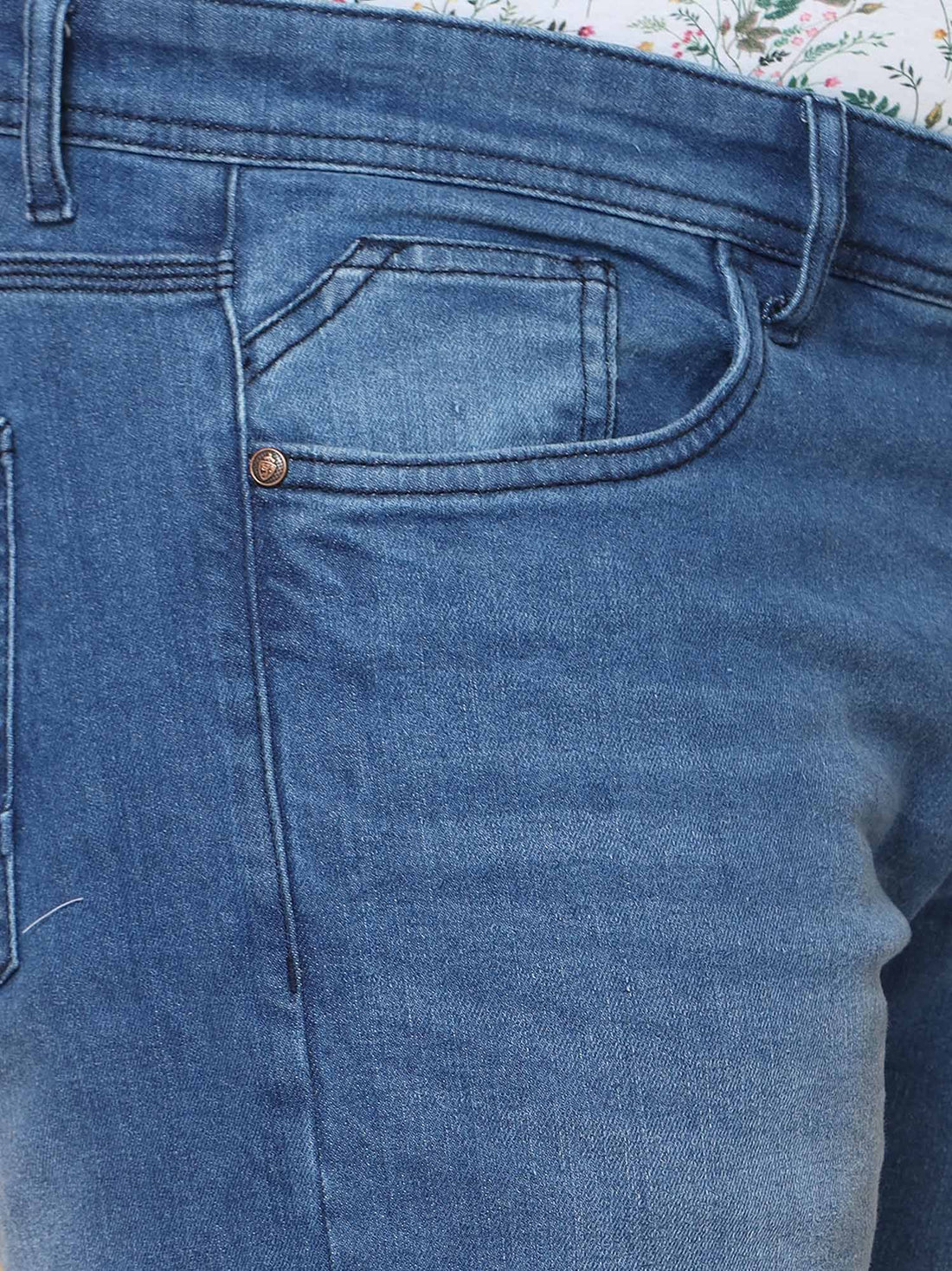 Buy Azure Blue Jeans Men's Plus Size Online - Guniaa