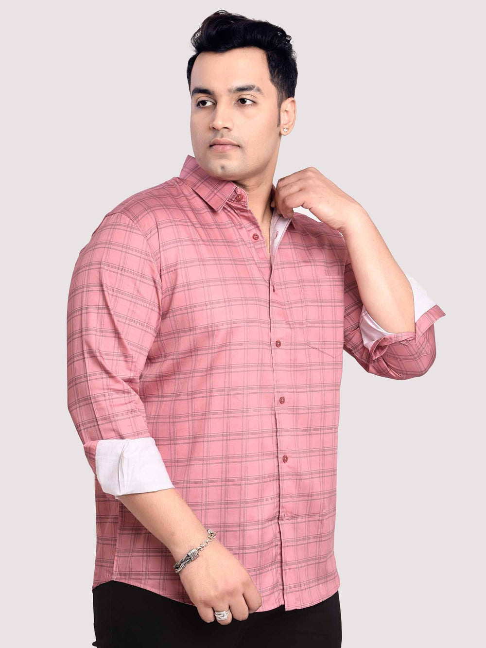Plus Size Full Sleeves Shirt For Men | Guniaa