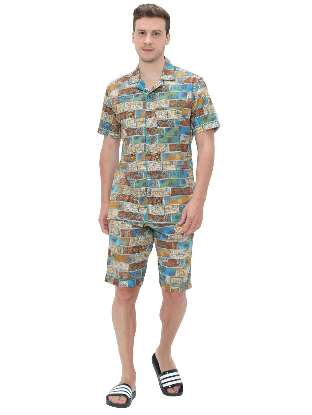 Buy King Digital Printed Half Sleeve Co-Ords Online - Guniaa